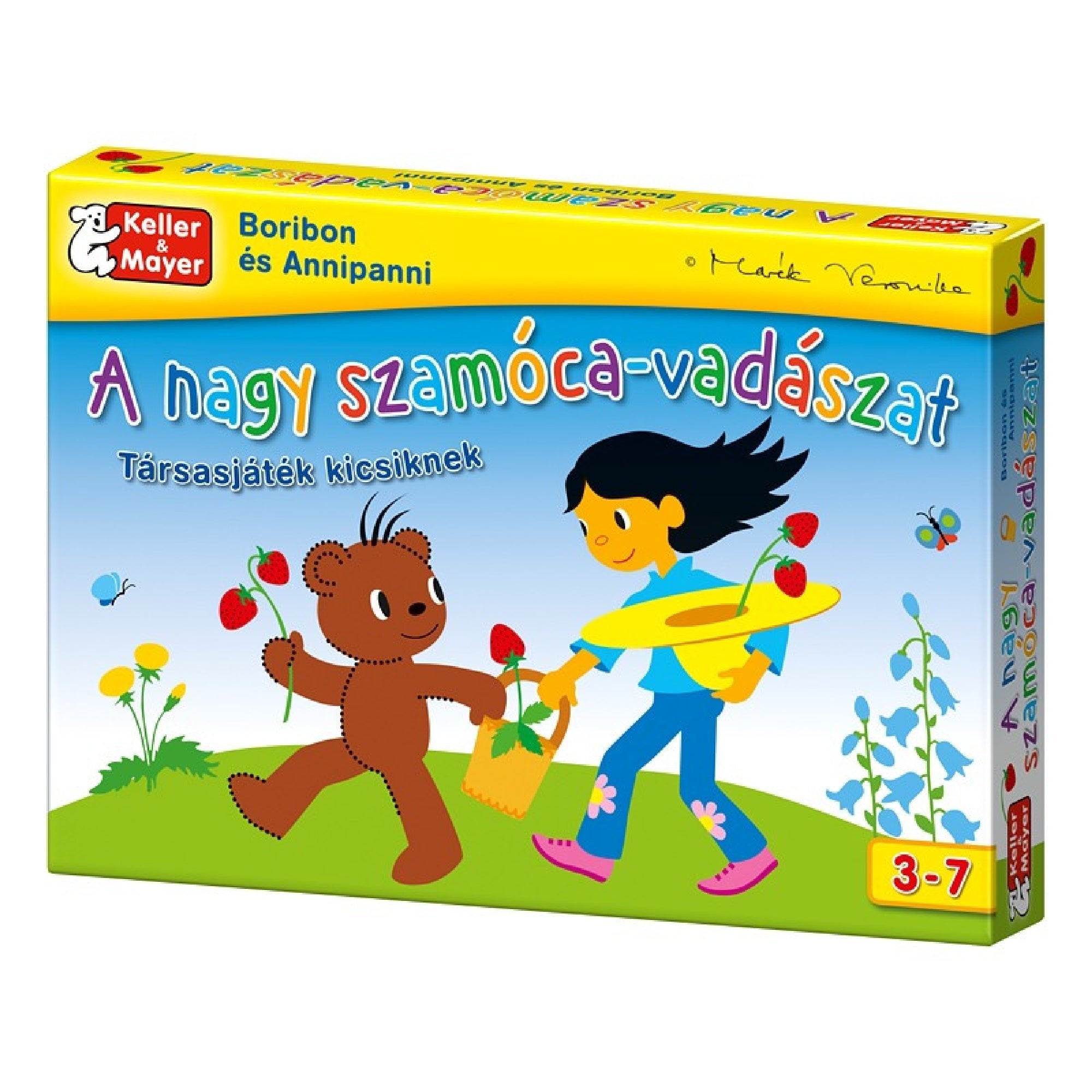 Boribon és Annipanni: A nagy szamóca-vadászat magyar nyelvű társasjáté ...