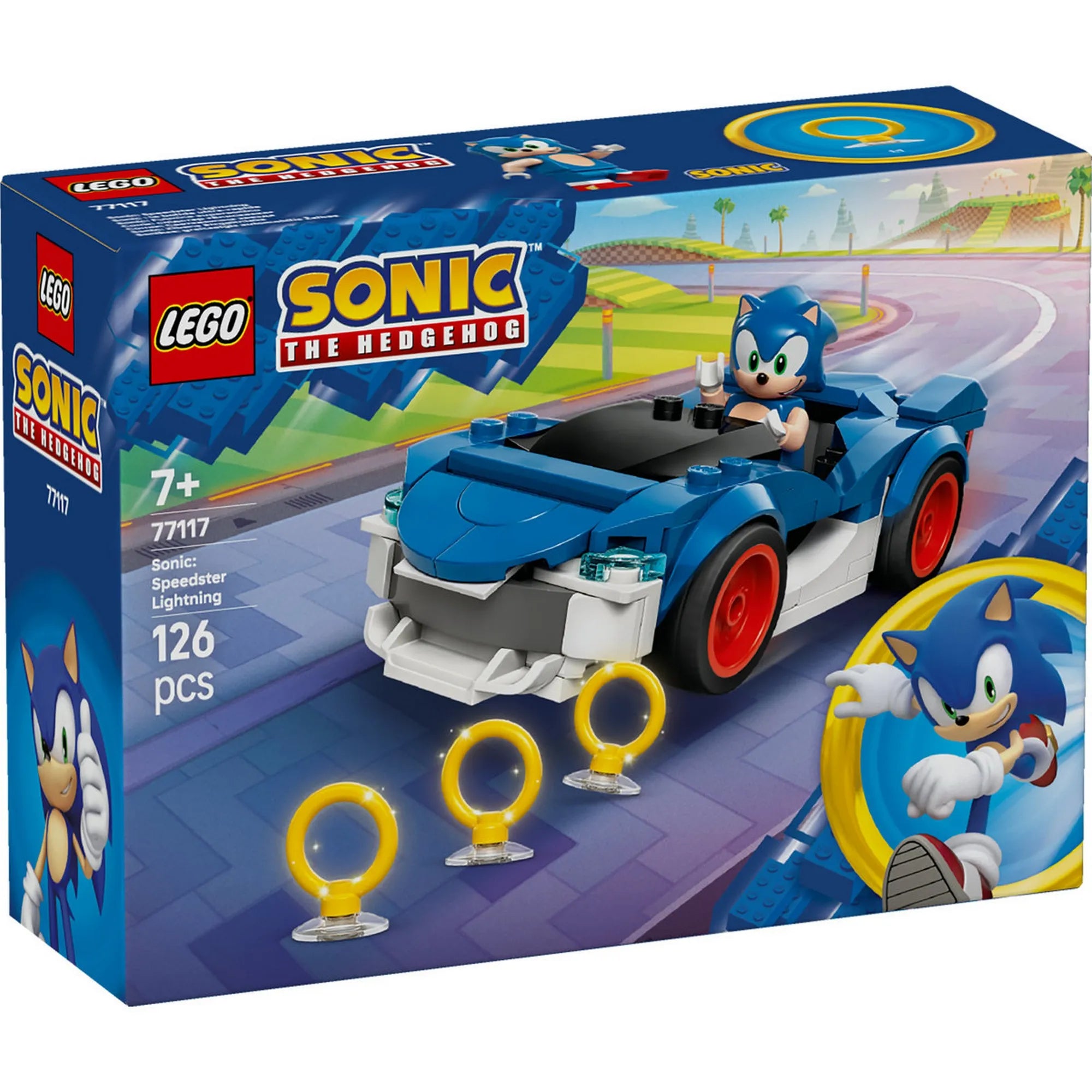 LEGO Sonic the Hedgehog: Speedster Lightning 77117, 126 darabos ...